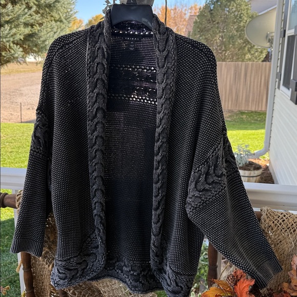 Tribal | Sweaters | Gorgeous Black Tribal Waffle Sweater | Poshmark